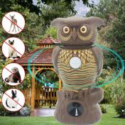 Owl Alert Owl Statue Pesticide-free Ultrasonic Pest Repeller _Clearance ...