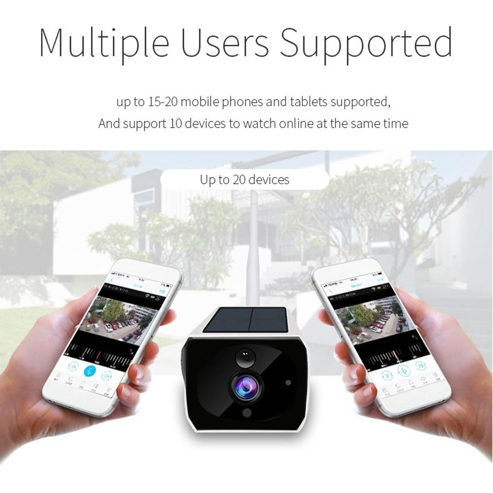 1080P Solar Camera HD Wireless IP67 WiFi Security Surveillance Solaire ...