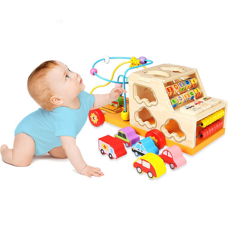 Wooden Multi Function Activity Cubes Toy_Clearance_Daily Deals ...