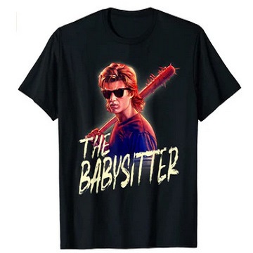 Stranger Things Steve The Babysitter Portrait T-Shirt_Clearance_Daily ...
