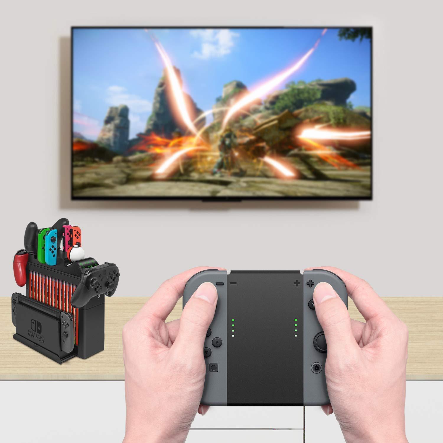 Game Card Box Storage Stand Disk Tower Shelf for Nintendo Switch ...