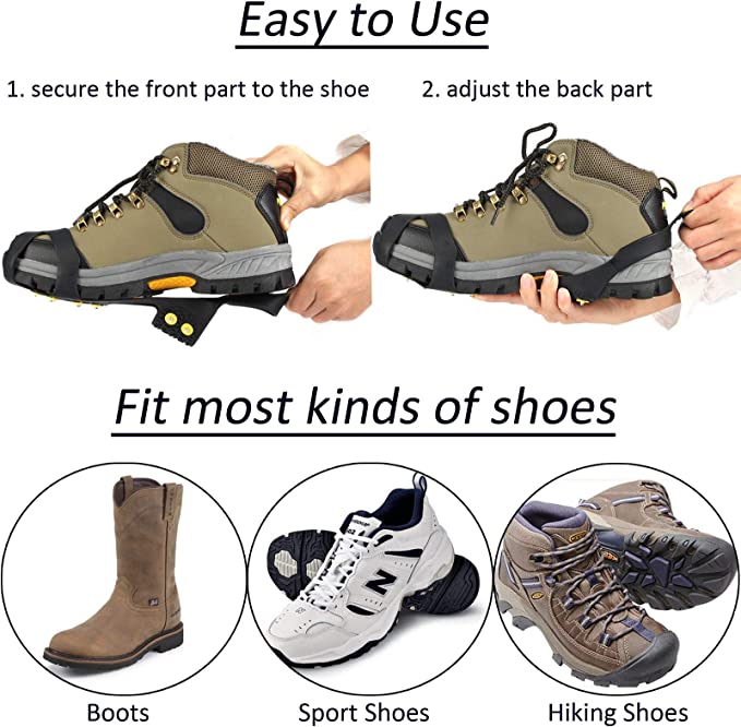 Walk Traction Cleat for Walking on Snow and Ice_Clearance_Daily Deals ...