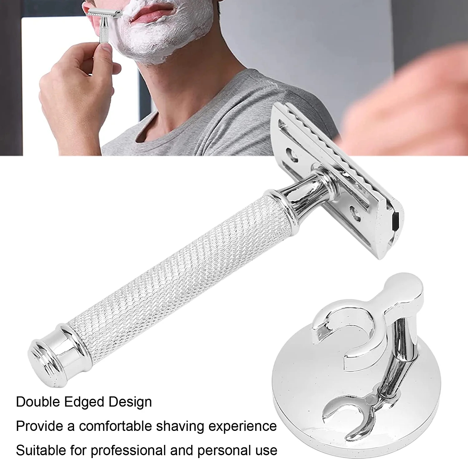 Classic Double Edge Manual Shaver With Base_Sandals_brands_Men_Daily ...