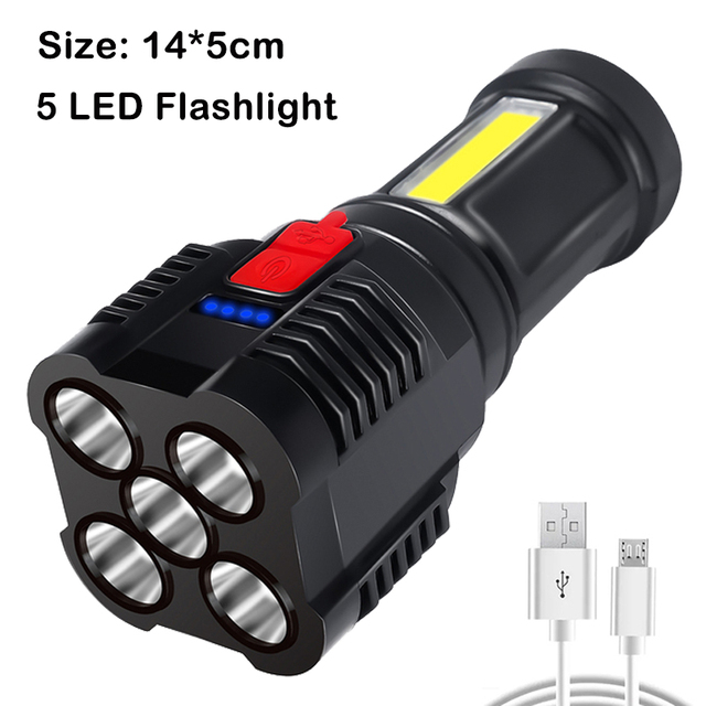 5 Core LED Ultra Bright Flashlight with Cob Light_Flats_brands_Men ...