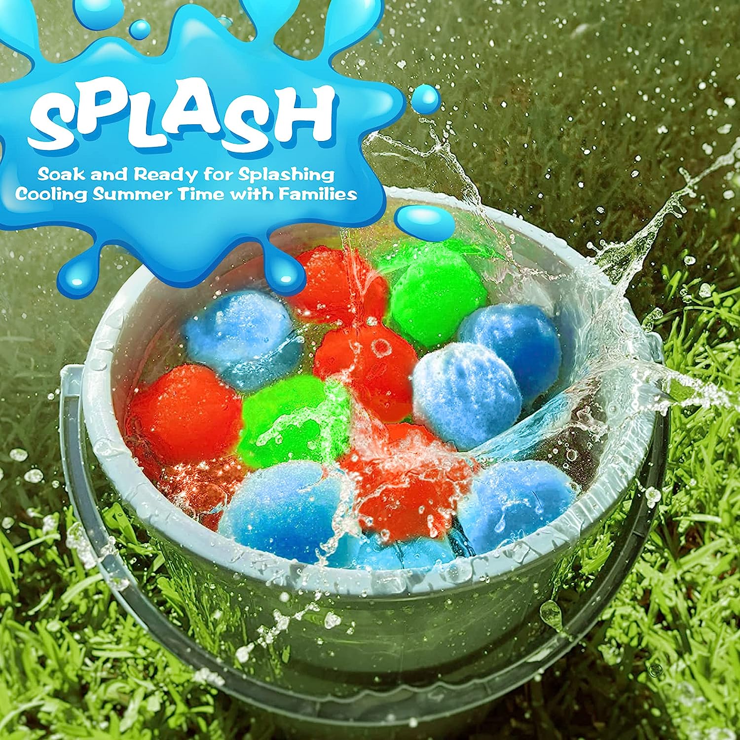 Reusable Water Cotton Splash Soaker Balls_Clearance_Daily Deals ...