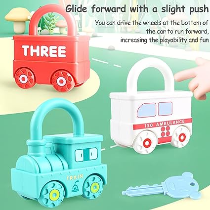 6 Pcs Lock and Key Toy Preschool Gifts_Clearance_Daily Deals, Discounts ...