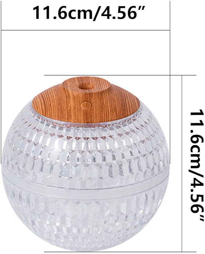 Portable Mini USB Colorful Night Light Crystal Ball Humidifier ...