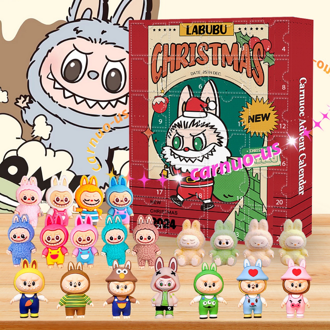 Labubu 2026 Advent Calendar 24 Little Doors Blind Box_Clearance_Daily ...